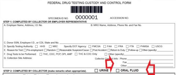 New DOT Drug Testing CCF Form Required August 30, 2021 | CNS